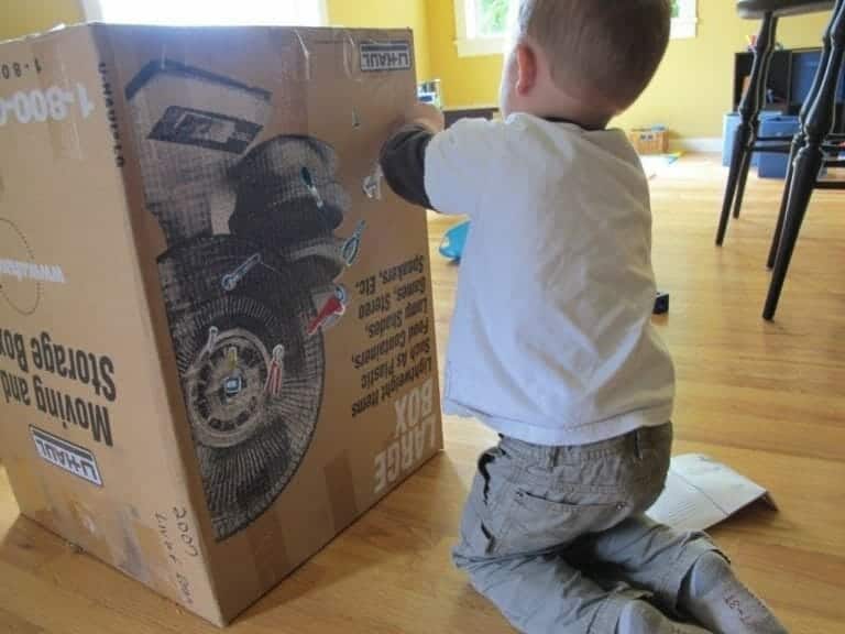 Surviving a Move {Spontaneous Play & Learning}