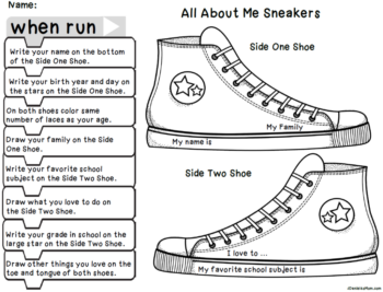 All about Me Worksheet